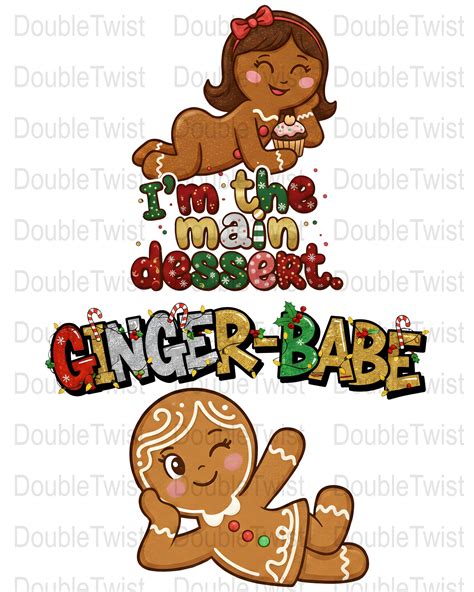 Funny Gingerbread Png Bundle Sexy Christmas Clipart Naughty Cookie