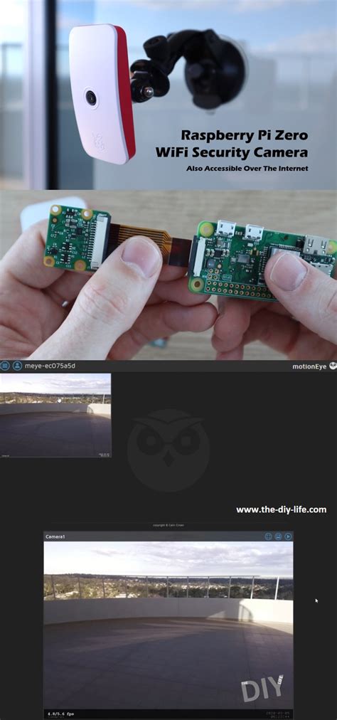 Raspberry Pi Zero WiFi Security Camera Social The DIY Life