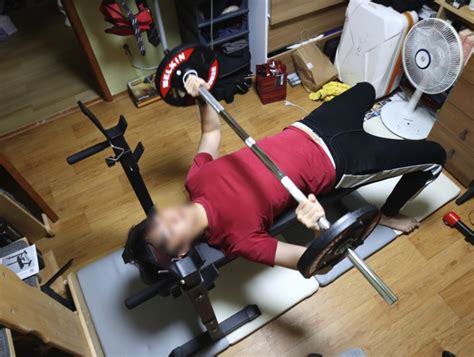 바벨벤치프레스 운동은 경량봉경량원판 필수 네이버 블로그