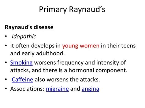 Raynauds Phenomenon