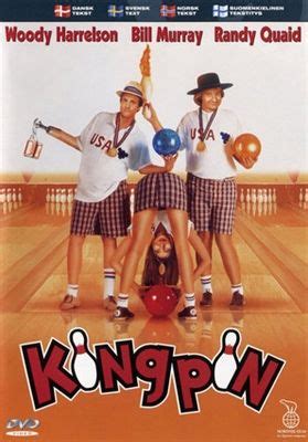 A Movie Poster For The Film Kingpins Bowling Game With Four People