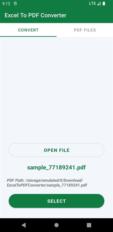 excel to pdf converter latest version 1 1 for android