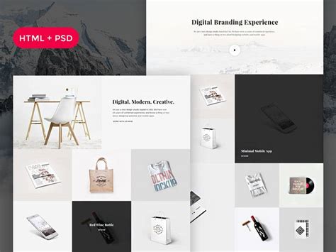 Best Free Responsive HTML CSS Portfolio Templates In