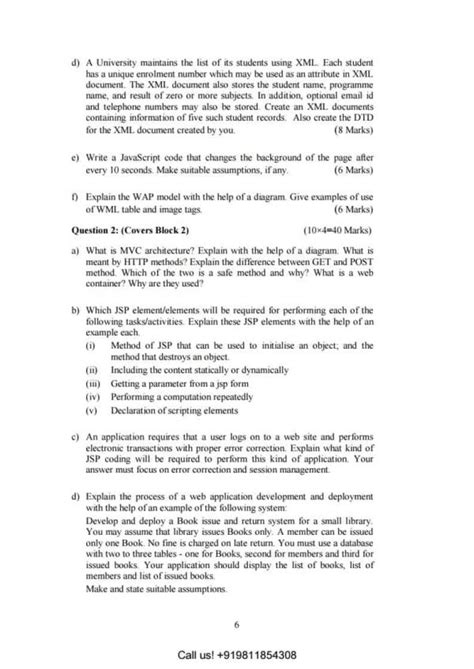 Bcs 053 Web Programming Solved Assignment 2018 2019 Free Solved