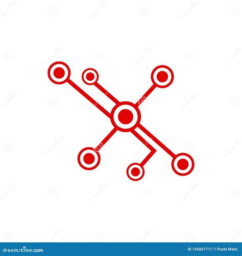 Vector Illustration Of A Red Data Logo Stock Vector Illustration Of Design Business 145697717