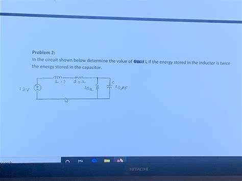 solved problem 2 in the circuit shown below determine the
