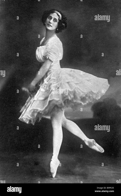 Renommierten Russischen Ballerina Anna Pavlova Reproduziert Foto