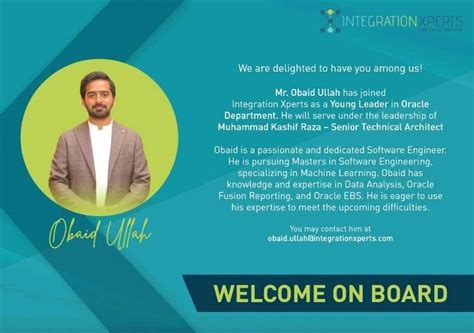 Obaid Ullah On Linkedin Joined Integrationxperts