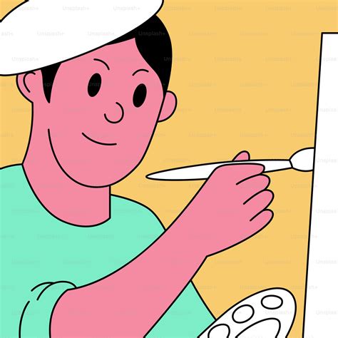 선원 모자를 쓴 남자가 이를 닦고 있습니다 벡터 Unsplash의 그림 이미지