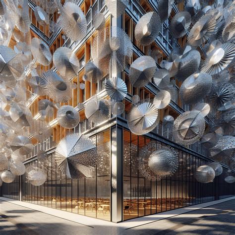 Kinetic Architectural Ornaments Wind Powered Rotating Elements On Facades