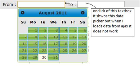 Jquery Datetime Picker Is Not Working After Jquery Ajax Called Stack
