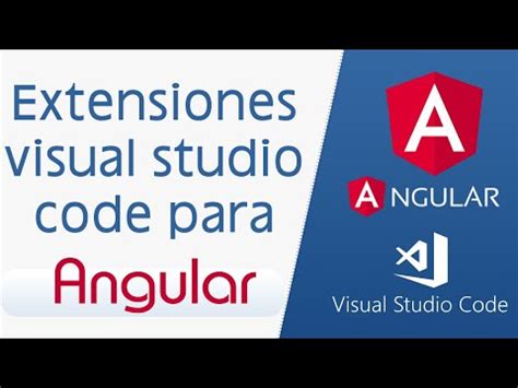 Extensiones De Visual Studio Code Para Programar En Angular Angular YouTube