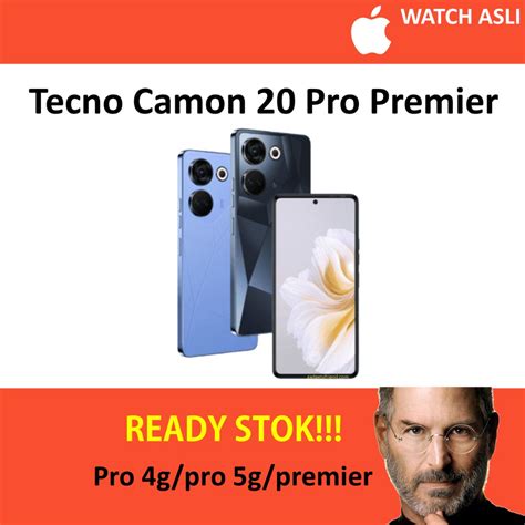 Jual Tecno Camon 20 Pro Premier 5G 4G 8 256GB 8 512GB 8GB Garansi Resmi TAM Shopee Indonesia