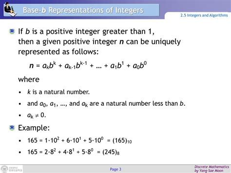 ppt 이산수학 discrete mathematics 2 5 정수와 알고리즘 integers and algorithms