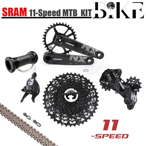 Sram Sx Nx 11s 1x11 Speed Groupset Kit Dub Trigger Shifter Rear ...