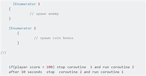 Conditional Statement Stop And Run 2 Coroutine Unity Game Development