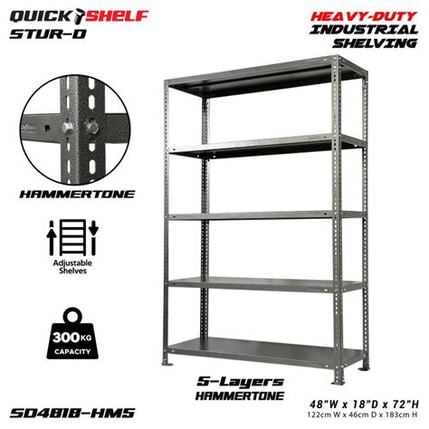 Qs Stur D Industrial Steel Shelving Lazada Ph