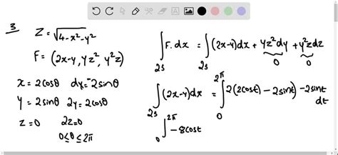 Verify Formula 2 In Stokes Theorem By Evaluati…