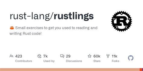 Github Rust Lang Rustlings Crab Small Exercises To Get You Used To Reading And Writing Rust