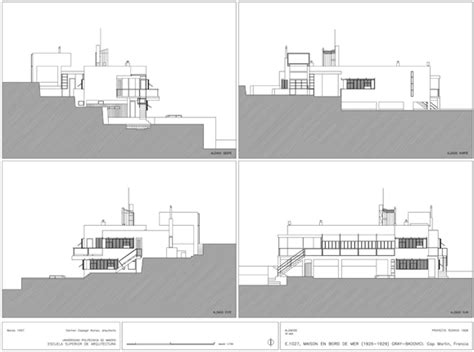 Eileen Gray E1027 Floor Plan