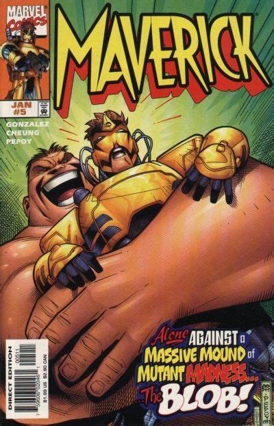 Maverick 5 Marvel Comics Single Issue X Men Spin Off Blob Agent Zero