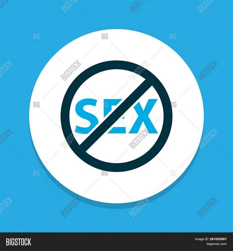 No Sex Icon Colored Image Photo Free Trial Bigstock