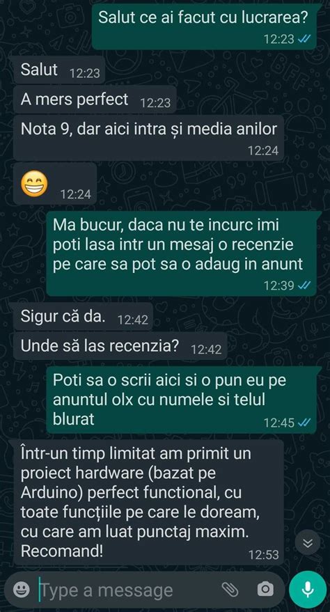 Licenta Arduino Proiect Lucrare Facultate Electronica Mecatronica Etti