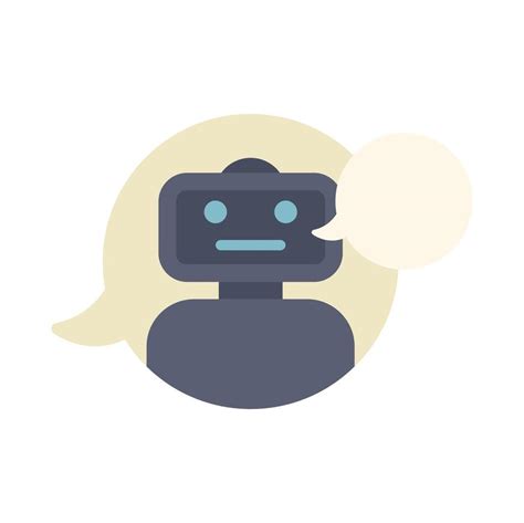 Chatbot Giving Answer Inside Speech Bubble Artificial Intelligence Communication 52596261