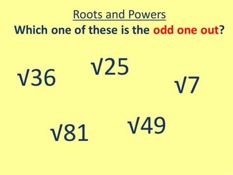 Square Root Golf Estimating Roots Exponents Integers Estimating Square Roots Exponent Rules