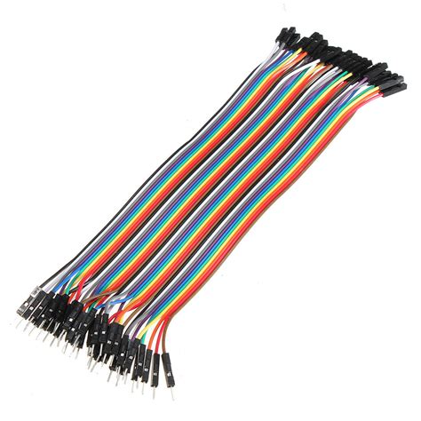 40pcs 20cm Male To Female Jumper Cable Dupont Wire For Arduino Sale