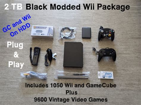 4tb Modded Wii Hard Drive W128 Gb Wii Sd Card Mariogasm