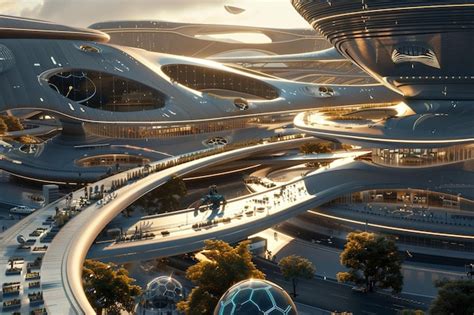 Premium Photo A Rendering Of The Futuristic Architecture Of The World