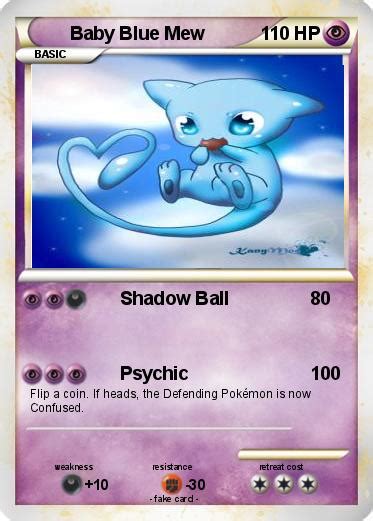 Blue Mew Pokemon Card