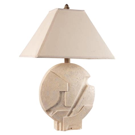 Plaster Clam Shell Lamp At 1stdibs