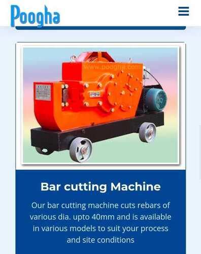 Tmt Bar Machine At Best Price In Coimbatore Poogha Build Tech