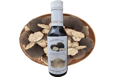 Black Truffle Balsamic Vinegar Glaze 5 Fl Oz The Golden Leaf