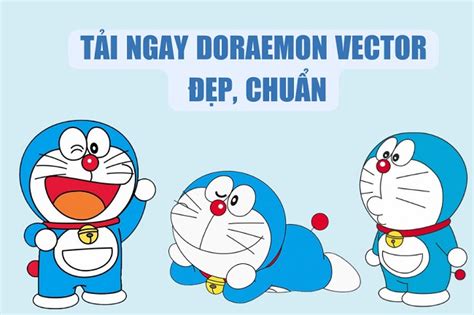 Tải Mèo Máy Doraemon Vector File Svg Ai  Pdf Eps