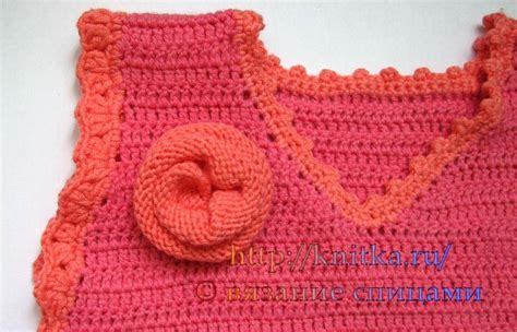 Вязаный цветок, Вязание для начинающих