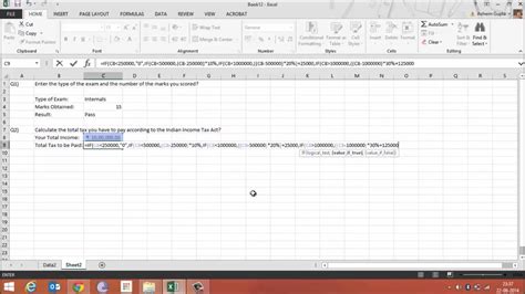 Using Nested If Commands In Excel Youtube