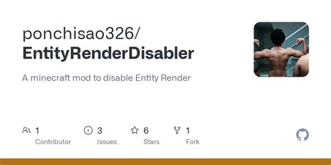 Github Ponchisao326 Entityrenderdisabler A Minecraft Mod To Disable