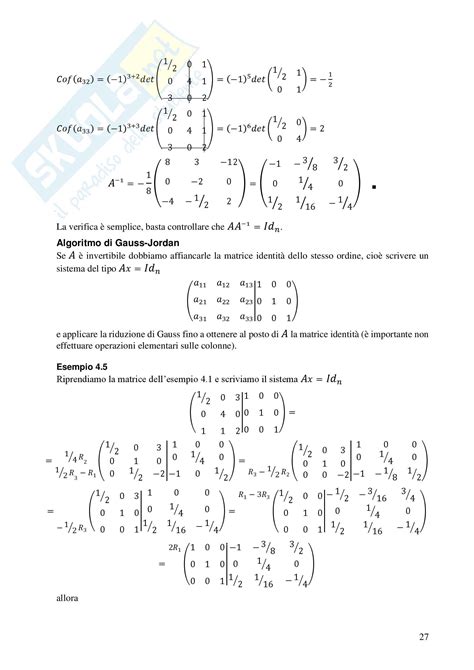 Appunti Di Geometria Per Ingegneria Informatica
