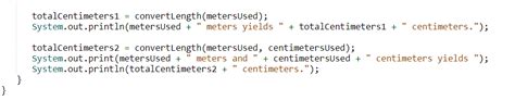 Solved The Method Convertlength Has An Integer Parameter