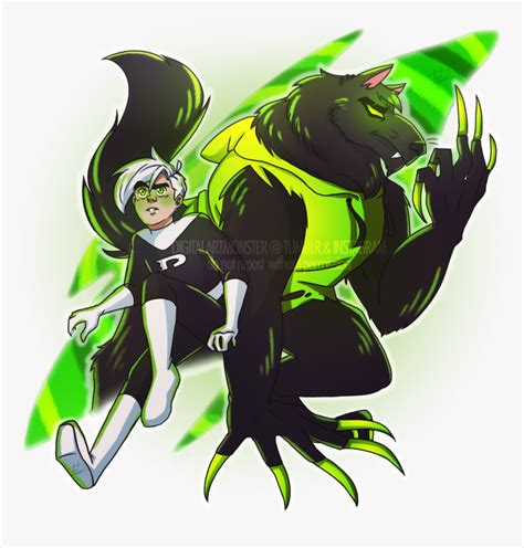 Dannymay Day Fifteen Danny Phantom And Wulf Hd Png Download