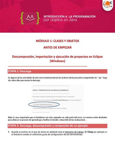 Eclipse Clases Objetos Pdf Zip Formato De Archivo Java