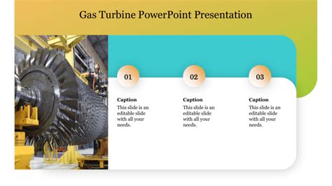 Gas Turbine Presentation Editable Slides For Engineering
