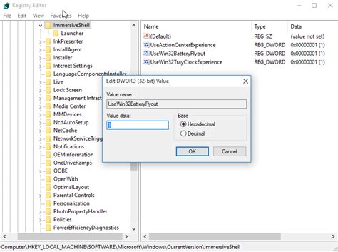 Get Old Battery And Power Applet In Windows 10 System Tray