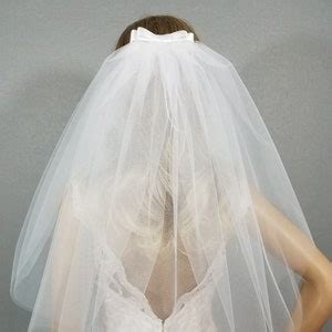 Double Layer Veil Etsy