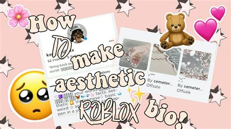 Cute Things To Put On Your Roblox Bio At Liza Tinker Blog