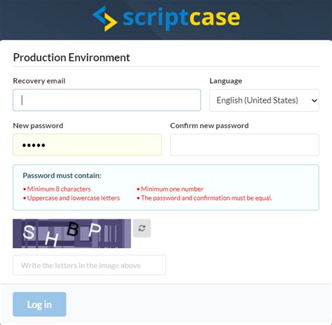 First Access Scriptcase Low Code Documentation
