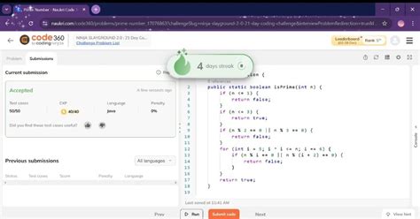 Sharlyn Bernice S On Linkedin Ninjaslayground Codingchallenge